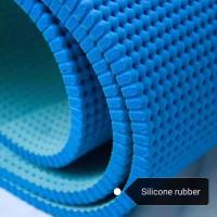 China 200psi Tensile Strength Perforated Silicone Foam Sheet with Double Impression Fabric Surface for Ironing Tables for sale