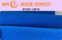 China Silicone Sponge Rubber Sheet with Double Impression Fabric Surface and 10-30 Shore A Hardness for -60°C to +260°C Applications for sale