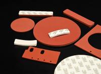 China Closed Cell Silicone Rubber Washers with 10-40 Shore A Hardness and 0.5-1.0g/cm³ Density for Sealing Applications for sale