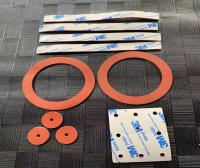 China Closed Cell Silicone Rubber Washers with 10-40 Shore A Hardness and 0.5-1.0g/cm³ Density for Sealing Applications for sale