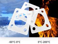 China Custom Silicone Rubber Washer 1mm Thickness Food Grade FDA Compliant for sale