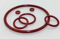 China Food Grade Silicone O Ring 60 Shore A -30°C to +200°C for sale