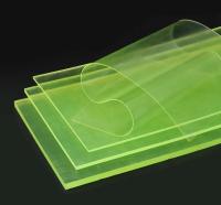 China Colorful Polyurethane Sheet with 35-155KN/m Tear Strength, 75-95 Shore A Hardness, and Good Machining Performance for sale