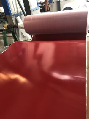 China Premium Grade Red Color Smooth Impression Fabric Industrial Rubber Sheet Natural Gum Rubber Sheet for sale