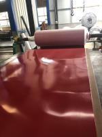 China Premium Grade Red Color Smooth Impression Fabric Industrial Rubber Sheet Natural Gum Rubber Sheet for sale