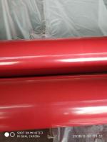 China 22Mpa Tensile Strength Pink Red Gum Rubber Sheet with 35-40Shore A Hardness for sale