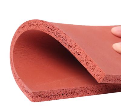 China Closed Cell Silicone Sponge Sheet 20-25 Shore A, 0.8-50mm Thickness for sale