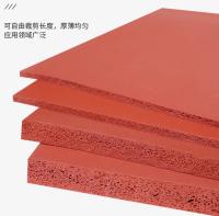 China Closed Cell Silicone Sponge Sheet 20-25 Shore A with 0.8-50mm Thickness and High-Temperature Resistance for sale