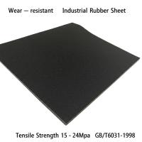 China Wear-resistant Industrial Rubber Sheet with Tensile Strength 15-24Mpa and Food Grade Quality for sale