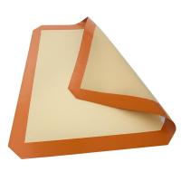 China High Temperature Resistant PTFE Coated Fiberglass Fabric Silicone Baking Mat with Non-Stick Surface and Food Grade Safety for sale