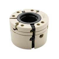 China NL1-NL10 Standard Size Flexible Jaw Coupling with Corrosion Resistant Nylon Sleeve and Low Noise for sale