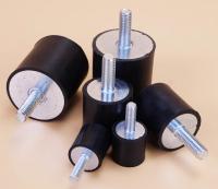 China High Vibration Dampening Rubber Shock Mounts Black Rubber Components for Industrial Machinery and Equipment Applications for sale