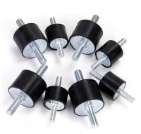 China High Shock Absorption Rubber Shock Mounts Black Durable Vibration Dampening Mounts for Industrial Equipment and Machines for sale