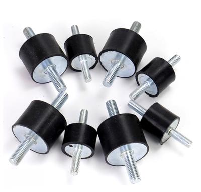 China High Shock Absorption Rubber Shock Mounts Black Durable Vibration Dampening Mounts for Industrial Equipment and Machines for sale