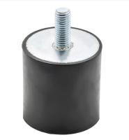 China High Shock Absorption Rubber Shock Mounts Black Durable Vibration Dampening Mounts for Industrial Equipment and Machines for sale