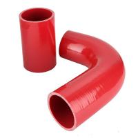 China 6 Inch High Temperature Resistance Polyester Braid Reinforced Silicone Hose Customizable for Racing Cars for sale