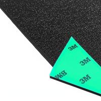 China Close Cell Silicone Sponge Rubber Sheet with 3M Adhesive Backing for High Temperature Resistance for sale