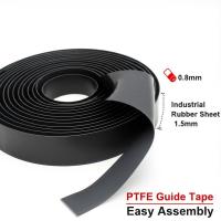 China 0.8mm Thickness 60%PTFE+40%Bronze Industrial Rubber Sheet PTFE Guide Tape with 15m/s Working Speed for sale