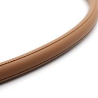 China Brown Food Grade Silicone Rubber Cord with High Tensile Strength and Without Smell for Sealing Applications for sale