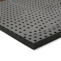 China 200psi Tensile Strength Perforated Silicone Foam Sheet with Double Impression Fabric Surface for Ironing Tables for sale
