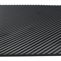 China Industrial Grade SBR + NR + Rapeseed Oil Shock Absorber Mat with Ribbed Surface for Anti-Vibration for sale