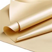 China Beige PTFE Coated Fiberglass Fabric with Backing Adhesive and 0.08-0.35mm Thickness for High Temperature Resistance for sale