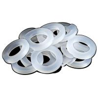 China Small Food Grade Silicone Washers with 7.5-12Mpa Tensile Strength Made from 100% Virgin Silicone Rubber for sale