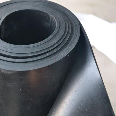 China 2MPa Tensile Strength Black Industrial Grade SBR Rubber Sheet for sale