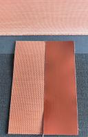 China T0.75mm x W1m x L10m Red Silicone Coated Fiberglass Fabric (Rogers Style) for sale