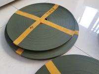 China 0.8mm Thickness 60%PTFE+40%Bronze Industrial Rubber Sheet PTFE Guide Tape with 15m/s Working Speed for sale