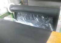 China Black Industrial Rubber Sheet with 80 Shore A Hardness 6-12Mpa Tensile Strength and FDA Grade Certification for sale