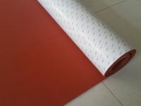 China Dark Red Close Cell High Temperature Resistant Silicone Sponge Sheet with 3M Adhesive for sale