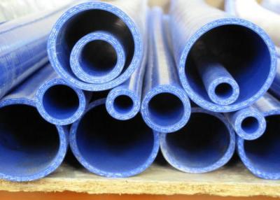 China 100% Virgin Silicone Tube Extrusion High Temperature Resistant Polyester Braid Reinforced Hose for Corona Roller for sale