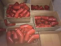 China 100% Virgin Silicone Tube Extrusion High Temperature Resistant Polyester Braid Reinforced Hose for Corona Roller for sale