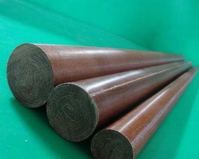 China ISO9011 Standard Phenolic Cotton Rod 10-200mm OD with 10KV Rated Voltage High Mechanical Strength and Low Water Absorption for High Voltage Applications for sale