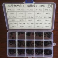 China Wear Resistant 70shore A NBR O Ring Kit with 15sizes x 10pieces for Mechanical Sealing for sale