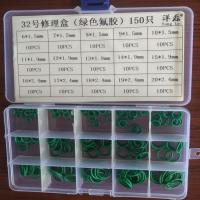 China 70 Shore A Hardness Virgin FKM Silicone Rubber Washers O Ring Kit with 15 Sizes for sale