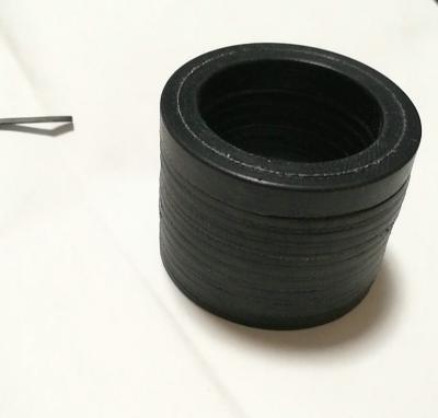 China Smooth Surface Black Color Silicone Rubber Washers Vee Seal Full Sets Mould for sale