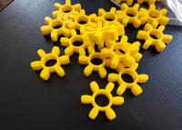 China 1.15g/cm3 Density 93Shore A Hardness Virgin TPU Material Polyurethane Coupling PU Coupling Standard Size for sale