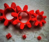 China High Impact Resistant Multi Color Polyurethane Coupling Spider with 92-98 Shore A Hardness for sale