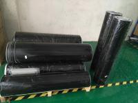 China Black Color Smooth Surface Silicone Rubber Sheet with 1.2m Width and 10m Length for sale