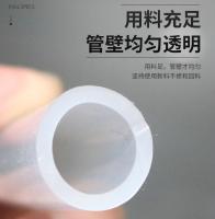 China Translucent Food Grade Silicone Hose with High Temperature Resistance for Industrial Applications for sale
