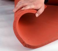 China 1.5-50mm Thickness Close Cell Silicone Sponge Sheet High Temperature Resistant Silicone Foam Sheet for sale