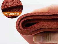 China 1.5-50mm Thickness Close Cell Silicone Sponge Sheet High Temperature Resistant Silicone Foam Sheet for sale