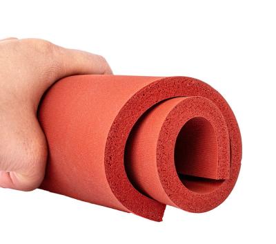China 10-40 Shore A Silicone Foam Sheet 0.5-1.0g/cm3 Density 100psi for sale