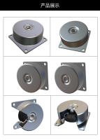 China ALJ3000-3004 Rubber Shock Absorber with 55-60 Shore A Hardness and Steel+Rubber Construction for 500-3500HZ Frequency Range for sale