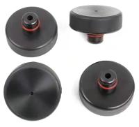China Custom OEM Black Silicone Rubber Bumper Pad for Shock Absorption Car Jack Protector for sale