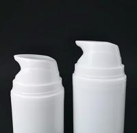 China Cylindrical PP Plastic Airless Snap Lotion Pump Bottle 30ML 50ML 100ML 150ML for sale