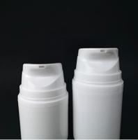 China Cylindrical PP Plastic Airless Snap Lotion Pump Bottle 30ML 50ML 100ML 150ML for sale