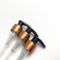 China Luxury Brushed Aluminum Lotion Pump For Cosmetic Toner Cream 24mm 28mm for sale
